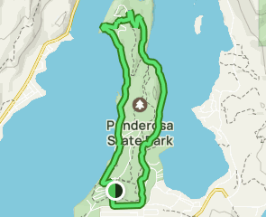 Miles Standish, Huckleberry, and Peninsula Trail Loop, Idaho - 274 ...