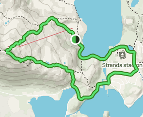 Nedre Svolværvatnet - Lille Kongstinden - Høyerbukta - Stranda: 30 ...