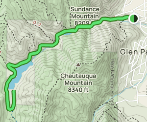 Palmer Lake Reservoir via La Deux Reservoirs Trail [CLOSED]: 2569 ...