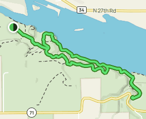 Starved Rock and Sandstone Point Overlook Trail, Illinois - 2,234 ...