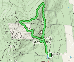 Mount Monadnock via White Dot Trail to Pumpelly Trail to Cascade Link ...