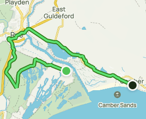 Rye Harbour to Camber Sands, East Sussex, England - 15 Reviews, Map ...