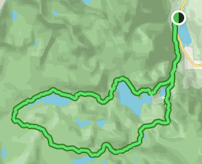 Agnew Lake, Gem Lake, Waugh Lake and Clark Lakes Loop Trail, California ...