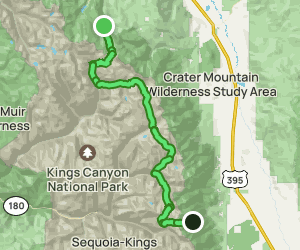 Bishop Pass to Kearsarge Pass via John Muir Trail: 27 Reviews, Map ...