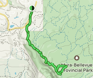 Crawford Canyon, Astrid and Lookout Trail | Mapa, Guía - British ...