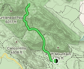 Kraft Mountain, Hell Hill Trail, Rattlesnake Trail, and Upper Gateway ...