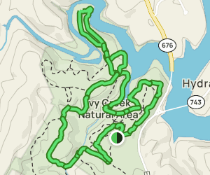 Ivy Creek Park Orange, Peninsula and Red Trail | Map, Guide - Virginia ...