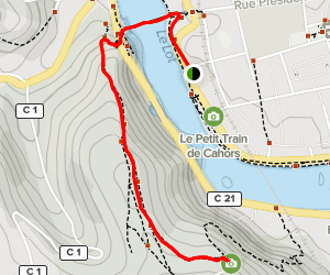 Croix de Magne via la ville de Cahors | Map, Guide - Lot, France ...