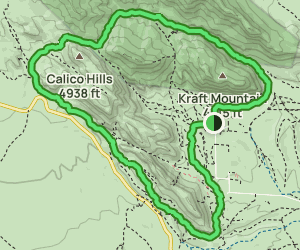 Kraft Mountain, Calico Tanks and Calico Hills Loop: 61 Reviews, Map ...