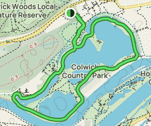 West and Colwick Lake Circular Walk | Map, Guide - Nottinghamshire ...