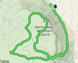North Table Mountain via Rim Rock and North Table Mountain Loop ...