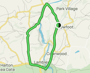 Rowfoot and Lambley Viaduct Circular, Northumberland, England - Map ...