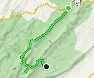 Tuscarora Trail: Route 55 to Van Buren Furnace: 10 Reviews, Map - West ...