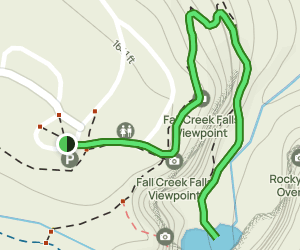 Fall Creek and Coon Creek Falls via Base of the Falls Trail: 1064 ...