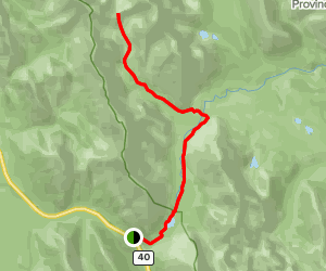 Piper Pass via Elbow Pass Trail | Mapa, Roteiro - Alberta, Canada ...