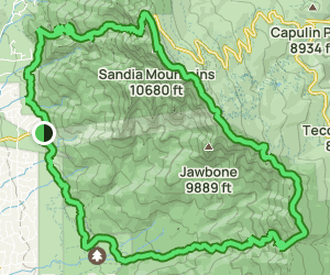 AllTrails | Sandia Mountains Backpacking Loop: 17 Reviews, Map - New Mexico