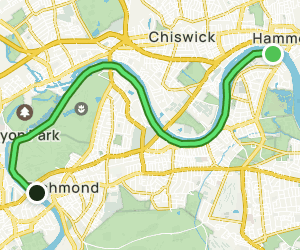 Thames Path National Trail: Hammersmith Bridge to Richmond Bridge: 102 ...