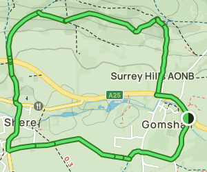 Gomshall Mill and Netley Park Circular: 149 Reviews, Map - Surrey ...