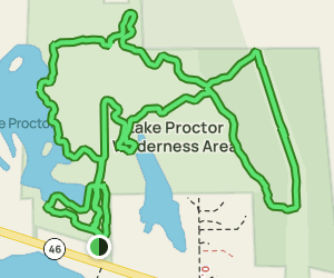 AllTrails | Lake Proctor Wilderness Loop Trail: 204 Reviews, Map - Florida