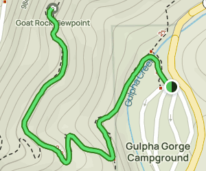 AllTrails | Goat Rock via Dead Chief Trail (Gulpha Gorge Trail): 328 ...