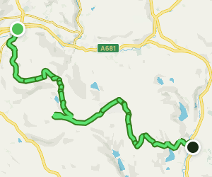 Rawtenstall to Whitworth via The Three Peaks - Lancashire, England ...