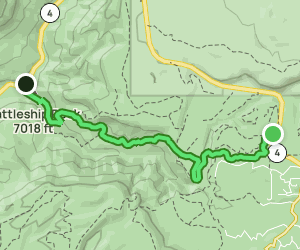 AllTrails | East Fork Trailhead to Battleship Rock Trailhead via East ...