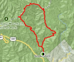 Bradley Fork, Dry Sluice Gap, Hughes Ridge and Chasteen Creek Loop ...