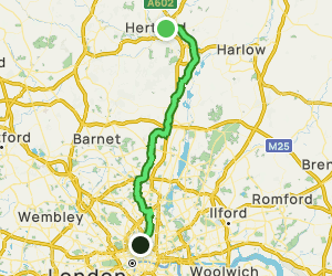 New River Path: Hertford to Finsbury: 4 Reviews, Map - Hertfordshire ...