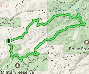 Crestline, Sidewinder, Freestone Ridge Loop: 216 Reviews, Map - Idaho ...