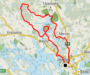 Järfälla - Järlåsa 200k Brevet | Map, Guide - Stockholm, Sweden | AllTrails