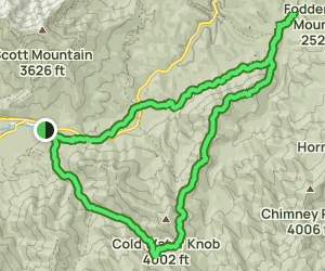 Anthony Creek, Bote Mountain and Crib Gap Loop: 30 Reviews, Map ...