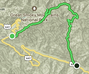 Newfound Gap, Charlie’s Bunion, Dry Sluice and Kephart Prong: 80 ...