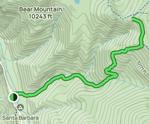 Indian Creek Trail to Bear Mountain Trail and Intersection Viewpoint ...