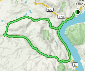 West Kelowna to Thirsk Lake to Headwaters Lakes to Peachland OHV Route ...