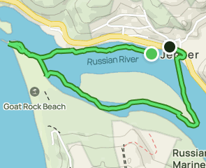 Russian River Paddle Route From Jenner, California - 25 Reviews, Map ...
