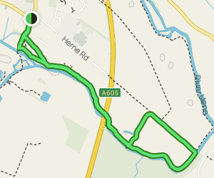 Oundle River Walk via Basset Ford Road - Northamptonshire, England ...