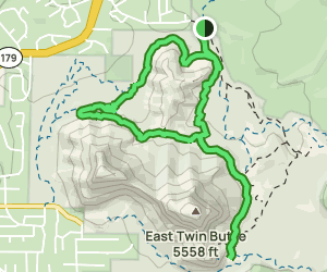 Chicken Point via Broken Arrow to High on the Hog to Hog Wash Loop: 555 ...