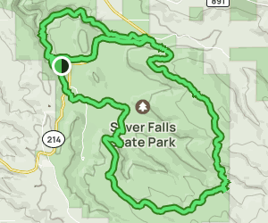 Trail of Ten Falls & Buck Mountain Loop | Mapa, Roteiro - Oregon ...