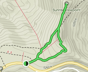 Sunrise View Point via High Ridge Nature Trail, Washington - 715 ...