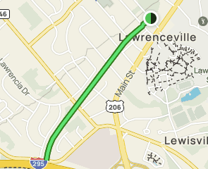 Johnson Trolley Line Trail - Denow Road via Lawrenceville, New Jersey ...