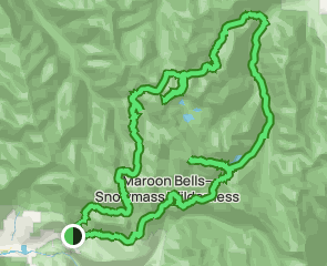 Maroon Bells Lost Creek, Capitol Peak, Snowmass Mountain Loop, Colorado ...