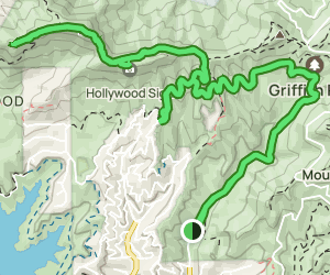Hollyridge Trail to Hollywood Sign Viewpoint, Cahuenga and Burbank ...