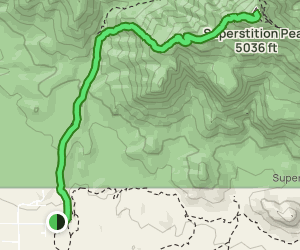 Superstition Peak 5057 (South Ascent Route): 98 Reviews, Map - Arizona ...