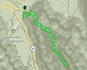 North Kaibab Trail to Cypress Point Vista [CLOSED], Arizona - 370 ...