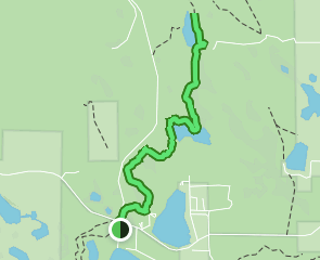 Leaf Lake and Condon Lake via North Country Trail, Michigan - 154 ...