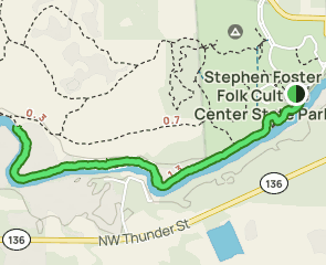 Florida Trail from Stephen Foster State Park: 143 Reviews, Map ...