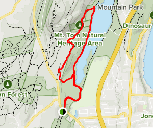 Whiting Reservoir Road West Shore to Metacomet-Monadnock Trail ...