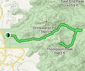 Gateway Loop, Bell's Pass, Prospector Trail and Thompson Peak: 170 ...