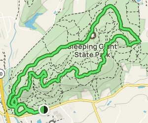 Sleeping Giant Head Blue and Violet Loop | Map, Guide - Connecticut ...