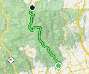 Backbone Trail and Temescal Canyon Road From Will Rogers State Park ...